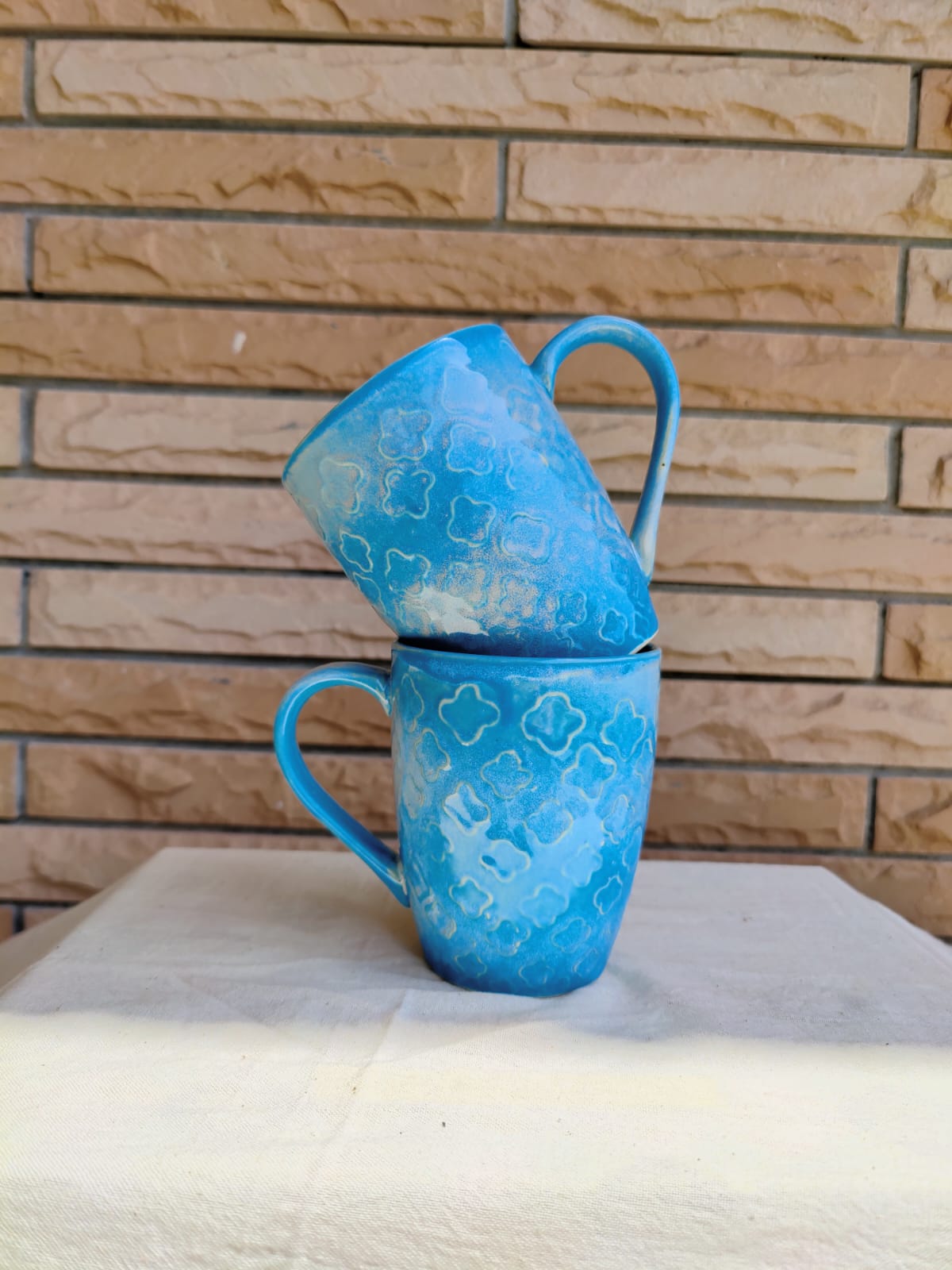 light blue mug set - Avman Studio